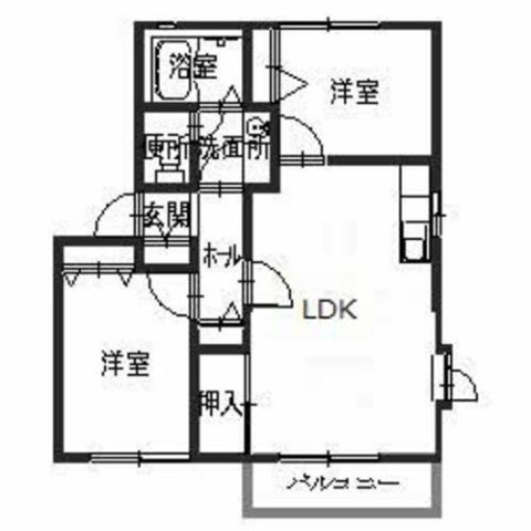 揖保郡太子町東南 JR網干駅 バス約10分 2LDK ディアス東南A201の賃貸物件詳細 | 揖保郡太子町の賃貸ならお部屋探しの窓口賃貸館